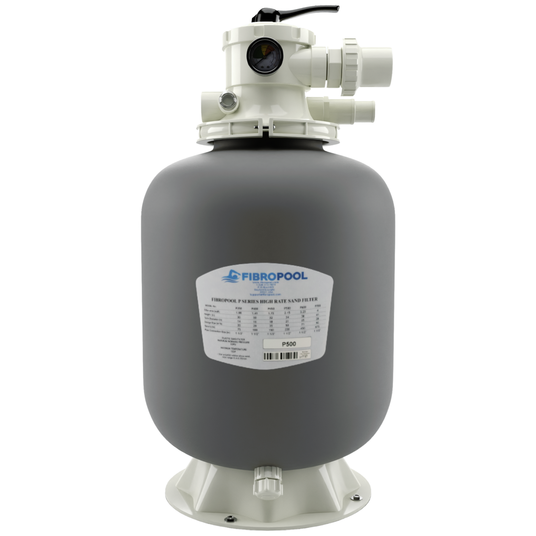 In Ground & Above Ground Pool Sand Filter | P Series for Pools and Spas