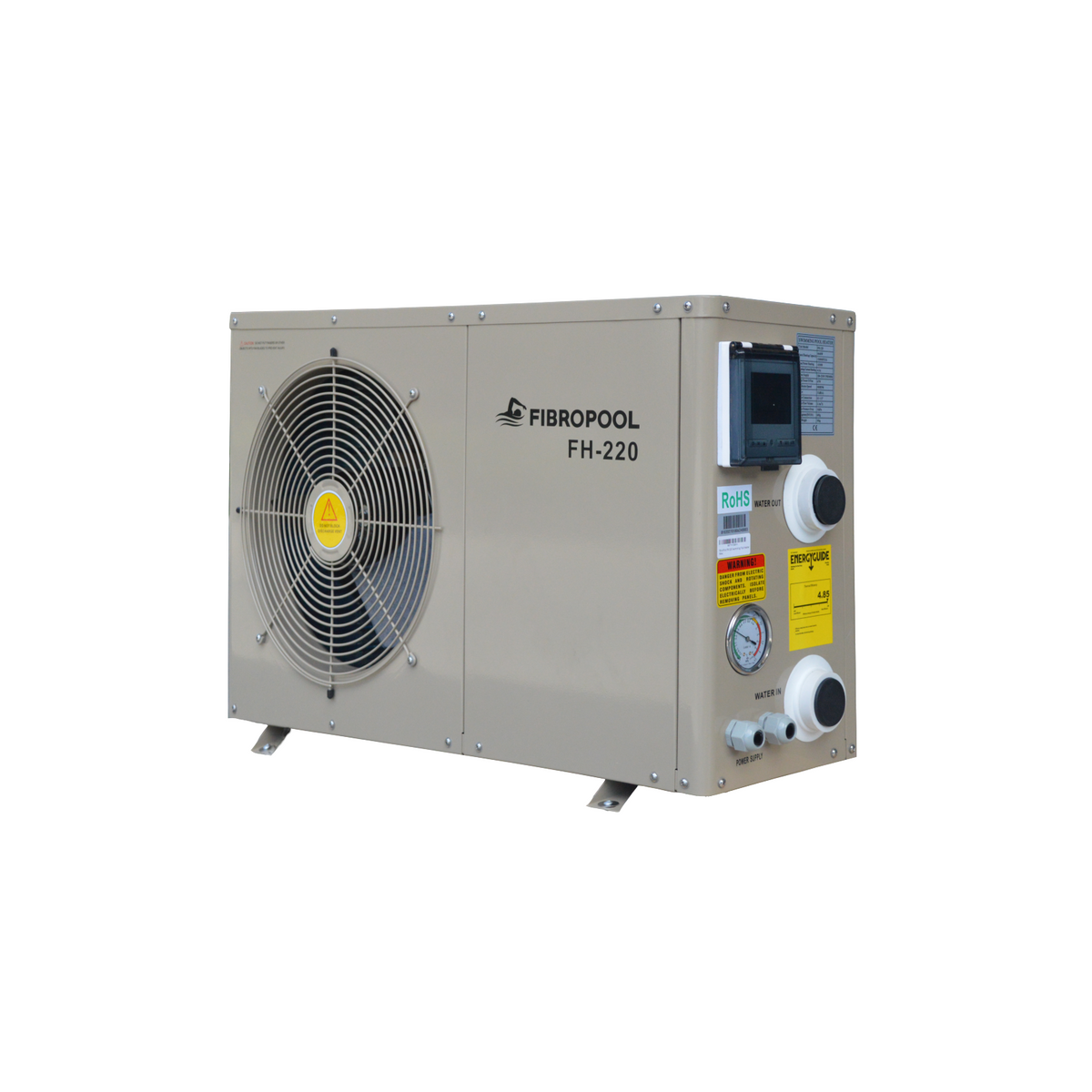 FH220 Above Ground Swimming Pool Heat Pump | Fibropool®