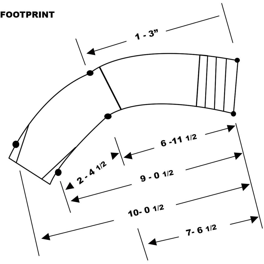 FibroPool Full Size Fiberglass Pool Slide for In-Ground Pools